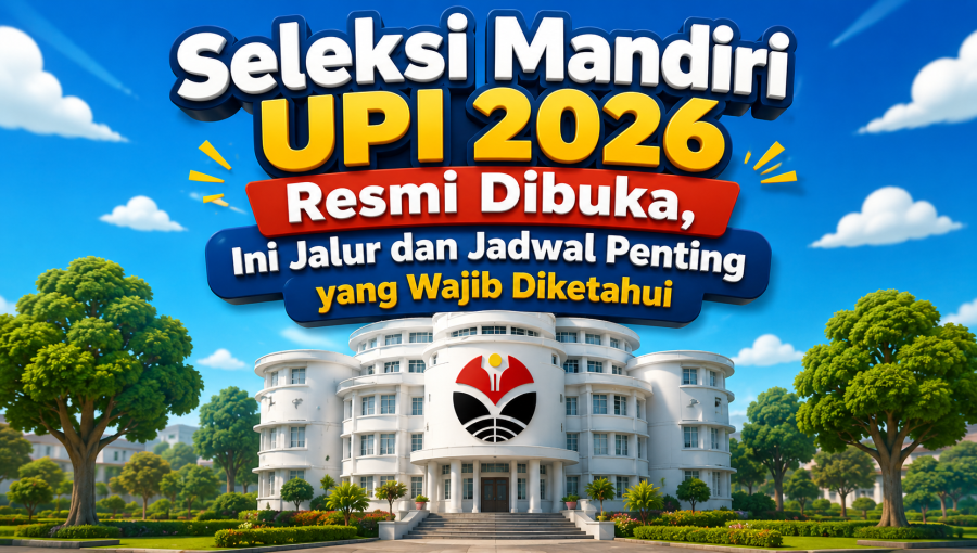 Seleksi Mandiri UPI 2026 Resmi Dibuka, Ini Jalur dan Jadwal Penting ...